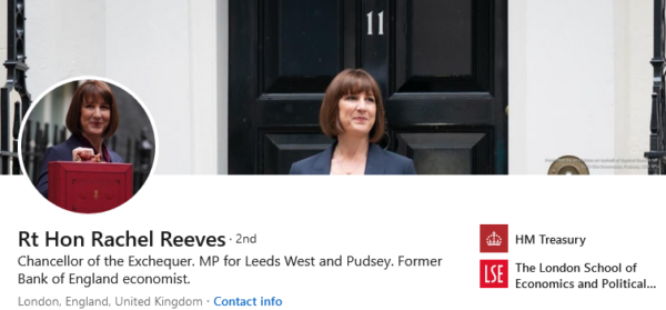 Rt Hon Rachel Reeves’ CV may have been correct after all, or at least ...